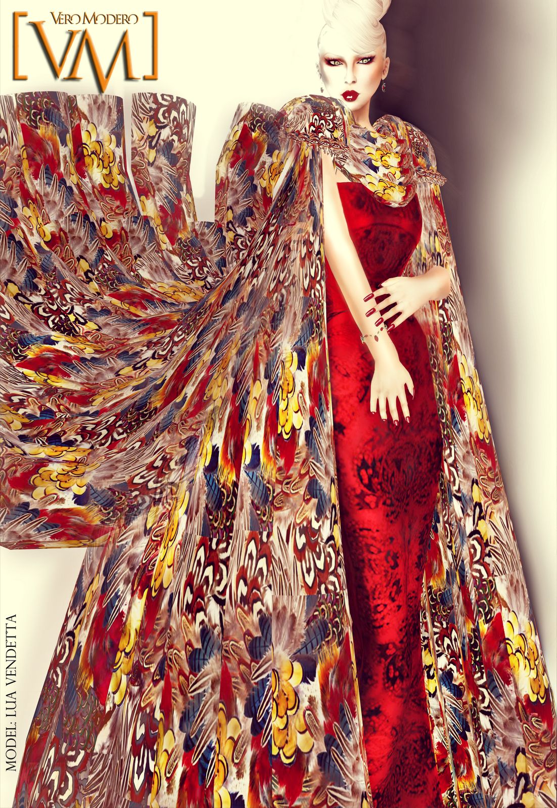 VERO MODERO: RED [VM] VERO MODERO COUTURE GOWN - AVENUE CINQUE